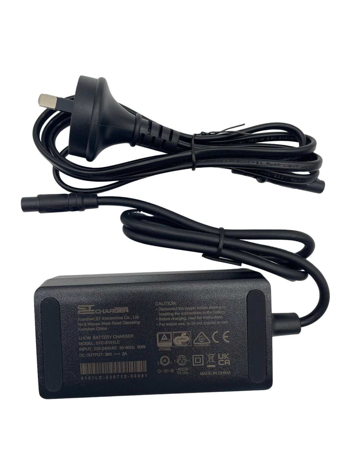 36V 2A ST3 eBike Battery Smart Charger CPST36-2A — Cap Rouge Wholesale